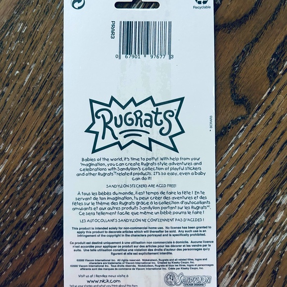 Rugrats | Toys | Rugrats Stickers Nwt | Poshmark